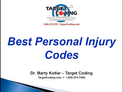 Target Coding Best Personal Injury Codes