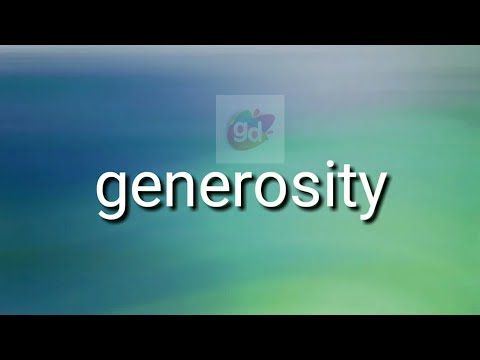 Generosity Antonym with Meaning//Googul Dictionary//