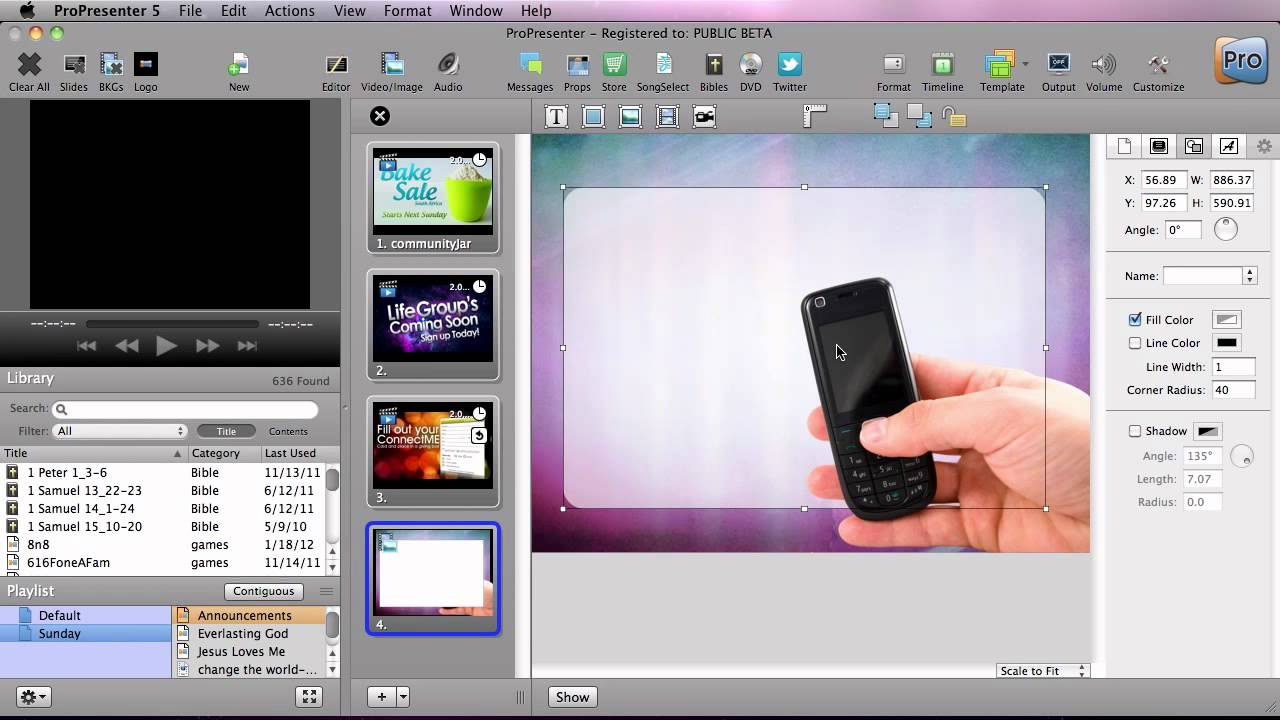 ProPresenter 5 Advanced Slide Design
