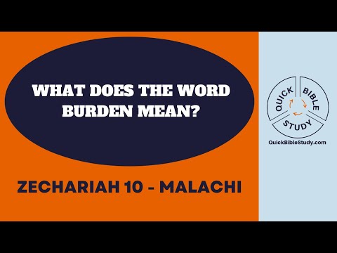 What Does The Word Burden Mean?