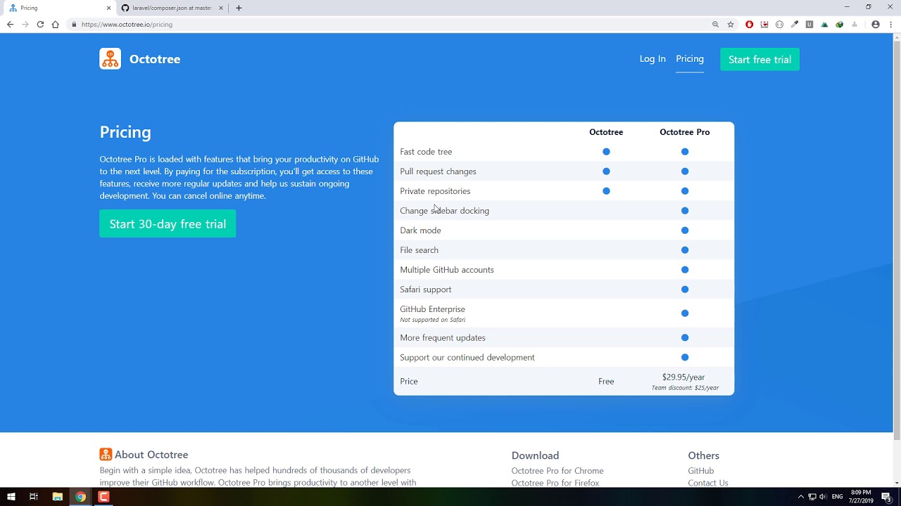 Github - File Tree Navigation