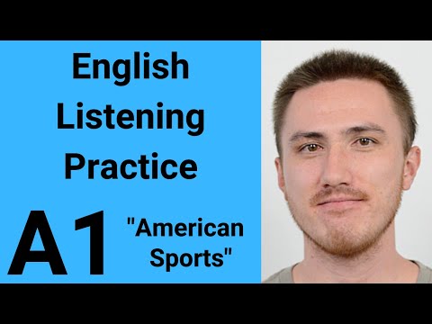 A1 English Listening Practice - American Sports