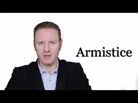 Armistice - Meaning | Pronunciation || Word Wor(l)d - Audio Video Dictionary