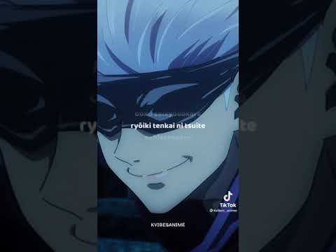 Gojo Satoru once said:...