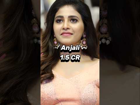 Game changer star cast fees ????????#shorts#vural#trending#anjali#gamechanger#telugu#ramcharan