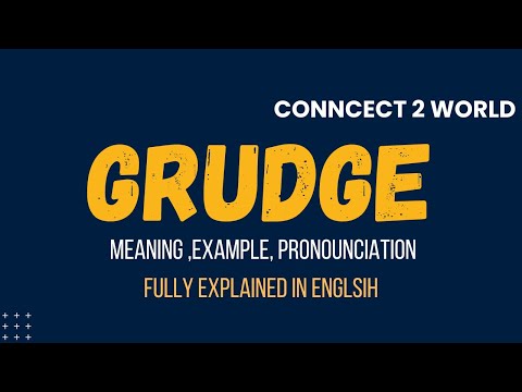What Does grudge Means || Meanings And Definitions With grudge in ENGLISH