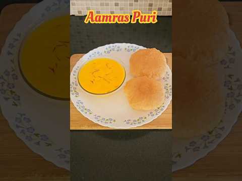 Aamras Puri Recipe 🥭🥭😋 #shorts #cooking #aamras