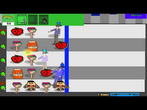 Plants Vs Zombies Mod - Food Fight Vs Anime World Tour // I. Anime