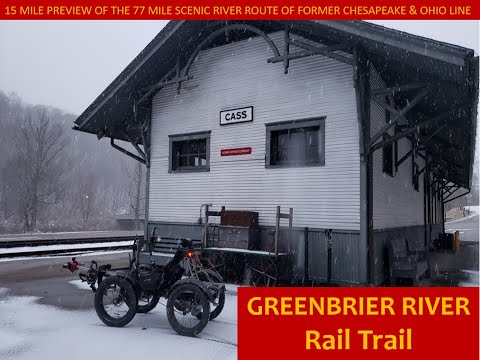 Greenbrier River Trail - 77.1 miles in WV