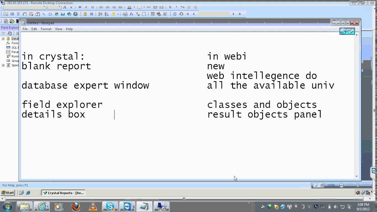 Lesson 19 - SAP Business Objects - Crystal Reports