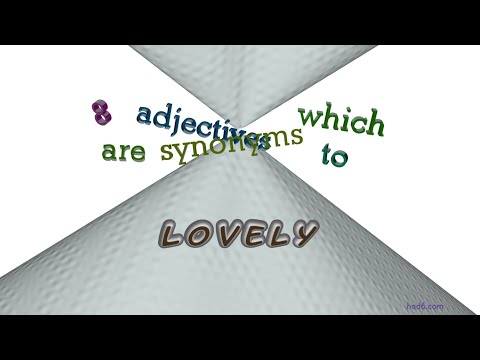 lovely - 9 adjectives synonym of lovely (sentence examples)