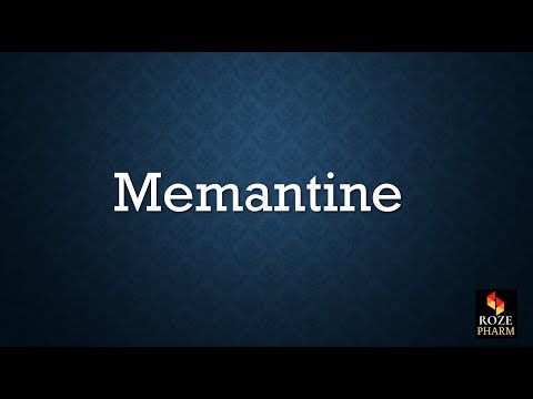 Memantine pronunciation, severe dementia, Alzheimer's medicine, drug, USMLE, How to say Roze Pharm
