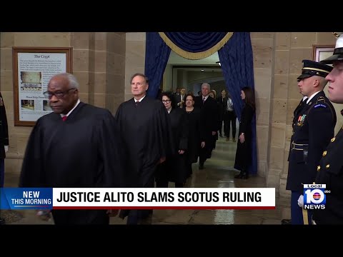 Supreme Court Justice Alito criticizes ruling over deportation of Venezuelan men