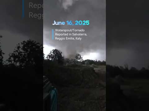 TORNADO HITS ITALY! Salvaterra, Reggio Emilia Caught in Devastating Twister