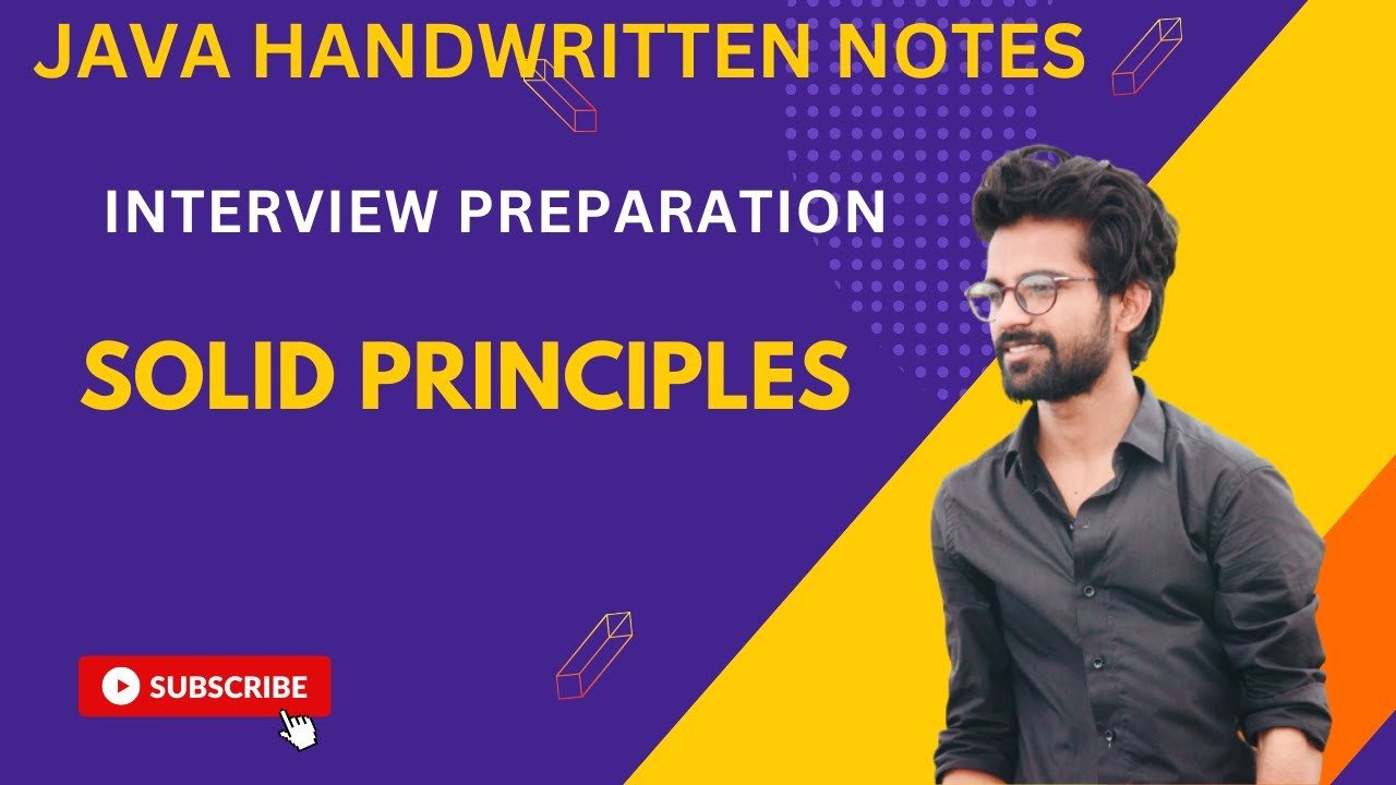 Solid Principle Revision | Java Handwritten Notes | Interview Preparation