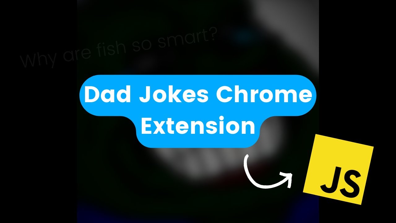 😆 Dad Jokes Chrome Extension in JavaScript | Tutorial