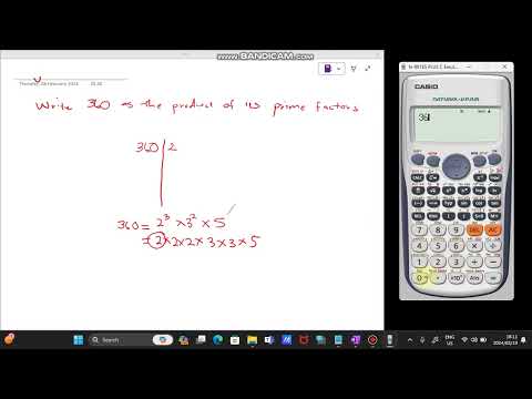 Write 360 as the product of its prime factorization