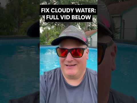 Fix Cloudy Pool Water FAST! 💦 (Watch Full Video Below)