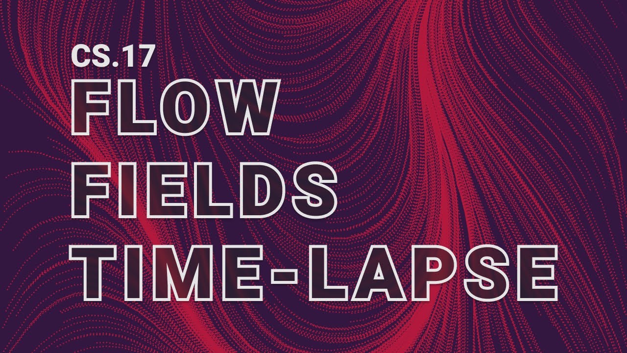Creative Coding Time-lapse - Flow fields w/ React Three Fiber (React.js + Three.js)