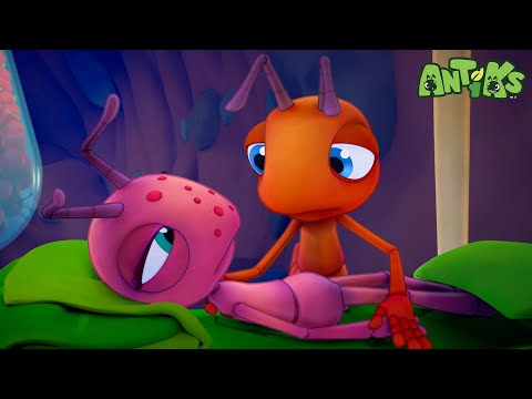 Antiks | Feeling Sick! | Funny Cartoons For Kids | Oddbods & Friends