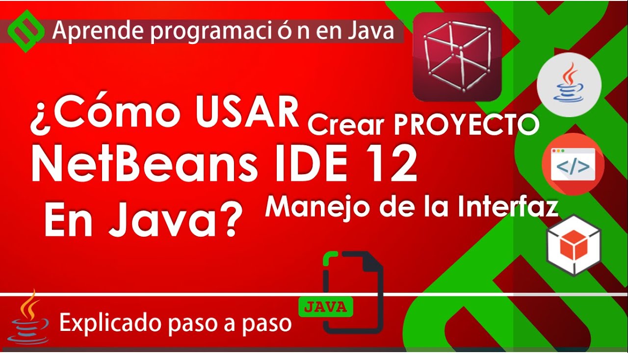 💻 Como usar NetBeans 12 💥 Crear un PROYECTO en NetBeans ✅ Curso Java para PRINCIPIANTES con INTERFAZ