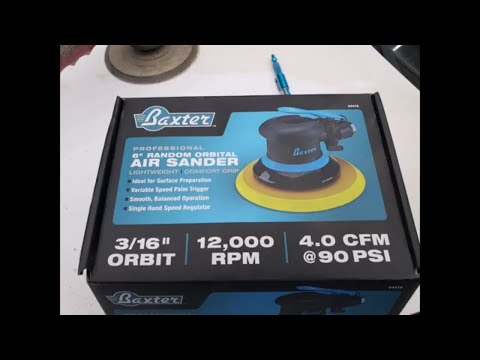 Harbor Freight Baxter 6 inch Random Orbital Sander