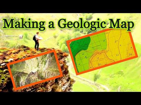 Geological map | How Geologist make Geologic map | Interpretation and drawing process