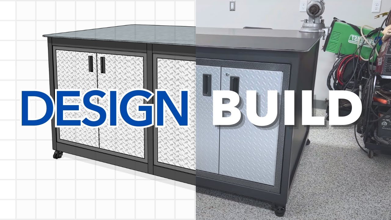How to design & build a steel workbench welding table on a budget