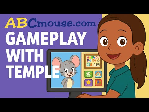 Temple Learns with ABC Mouse! | Smart Game for Preschoolers
