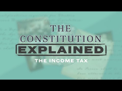 The Income Tax - Teaching the Sixteenth Amendment