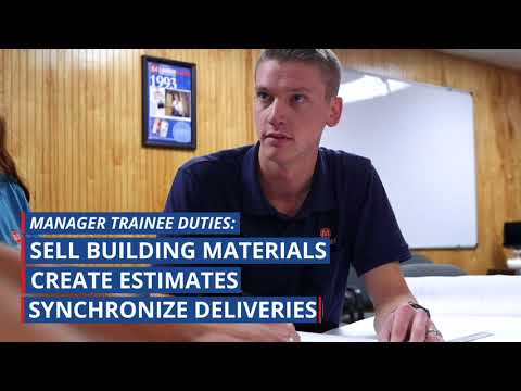 Careers at 84 Lumber: Manager Trainee