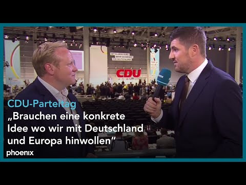 CDU-Parteitag: Im Gespräch mit Tilman Kuban (CDU) am 09.09.22