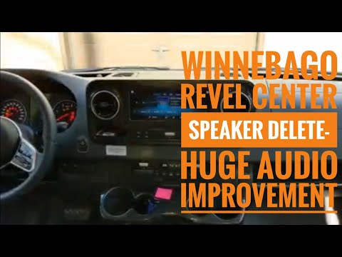 Winnebago Revel Mercedes Sprinter Van Center Speaker Delete- HUGE Improvement in sound quality!