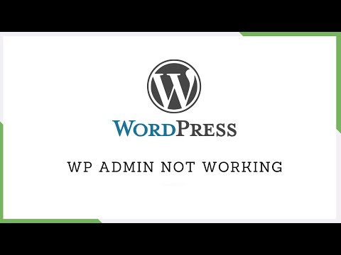 Wordpress wp-admin not working
