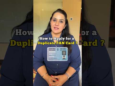How to Apply for Duplicate PAN Card Online if LOST ! ЁЯШ▒ #shorts