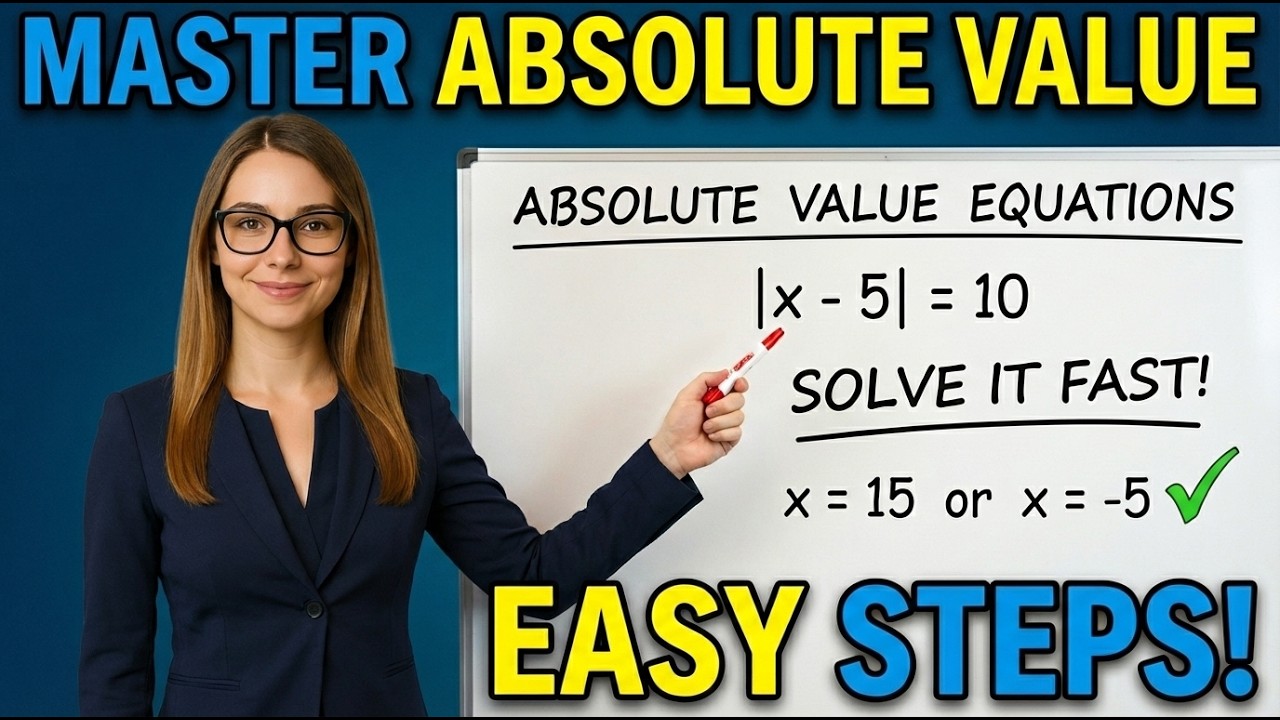 Absolute Value Equations: Basic Rules to Advanced Tricks