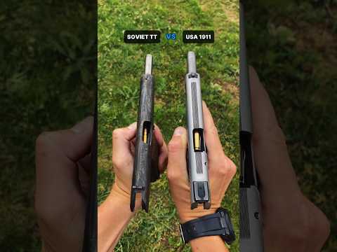 Soviet TT vs American 1911 - EPIC BATTLE🔥 #tt #1911 #battle #soviet #review #reshoot