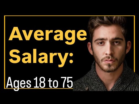 Average Salary in the United States by Age 18 to 75