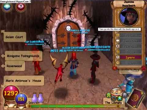 Wizard101 - How to get to the school of death