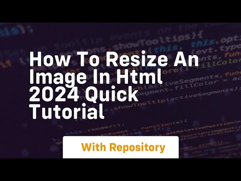 How to resize an image in html 2024 quick tutorial