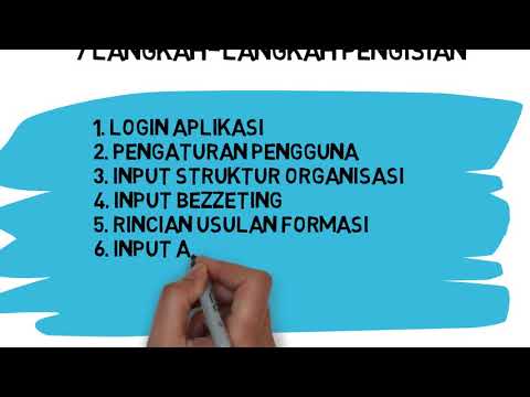Langkah langkah pengisian kebutuhan pegawai melalui aplikasi e-Formasi