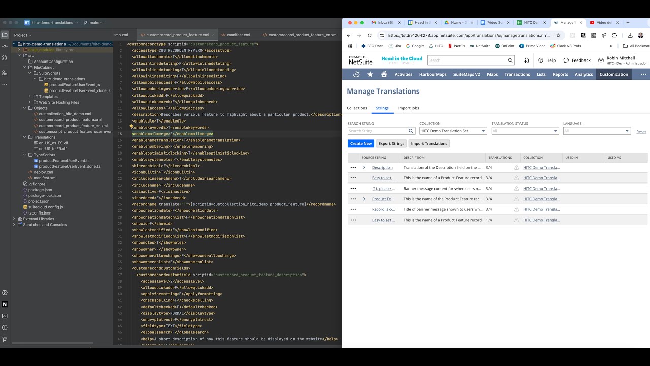 NetSuite SuiteScript 2.1 Tutorial - Language Translations