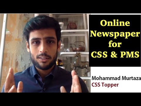 ONLINE Newspaper for CSS and PMS | Mohammad Murtaza