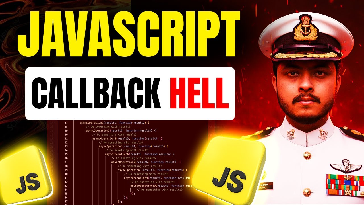 Callback Hell in JavaScript | Async Programming Tutorial | Javascript Full Course #18