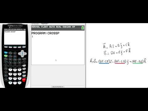TI84 Cross Product
