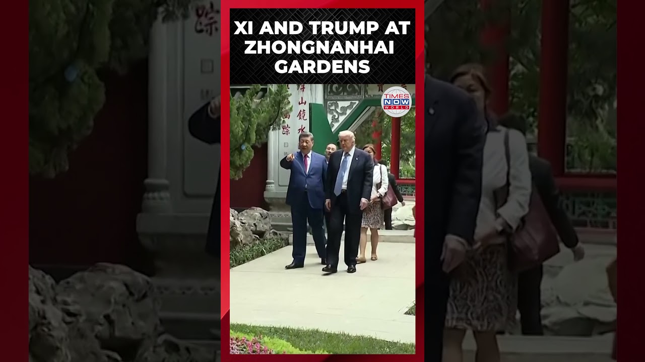 WATCH: Xi Jinping Walks Trump Through Secretive Zhongnanhai Gardens