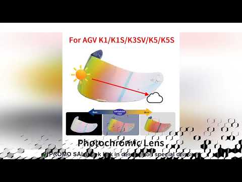 Photochromic Visor for AGV K5 K5S K5-S K3SV K3-SV K1 Helmet Glasses Screen Shield Windshield Accesso