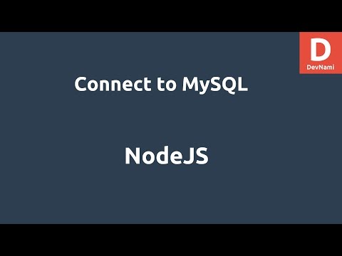 Learn NodeJS Connect to MySQL Database - Mind Luster