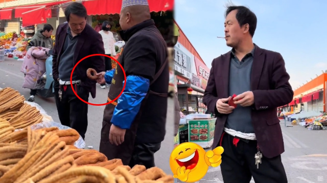 What Do I Do When A Street Vendor Gives Me A Donut?!#funny #comedy #food #respect
