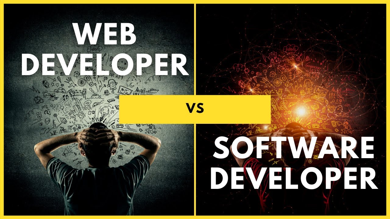 Web Developer vs Software Developer | Difference Between Software Developer and Web Developer | PM